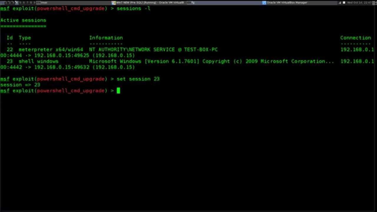Metasploit Full Tutorials - Upgrade Shells with PowerShell, Architecture Migration - YouTube