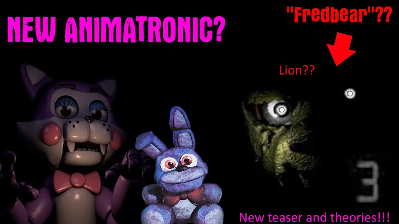 NEW FNAF 3 TEASER!!! Lion Animatronic? | Analysis & Breakdown ...