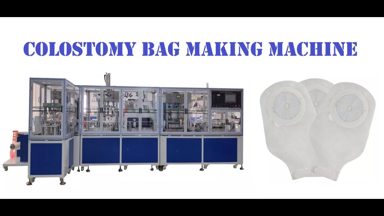 Auto Colostomy Bag Making Machine - ileostomy, urostomy bag #colostomy ...