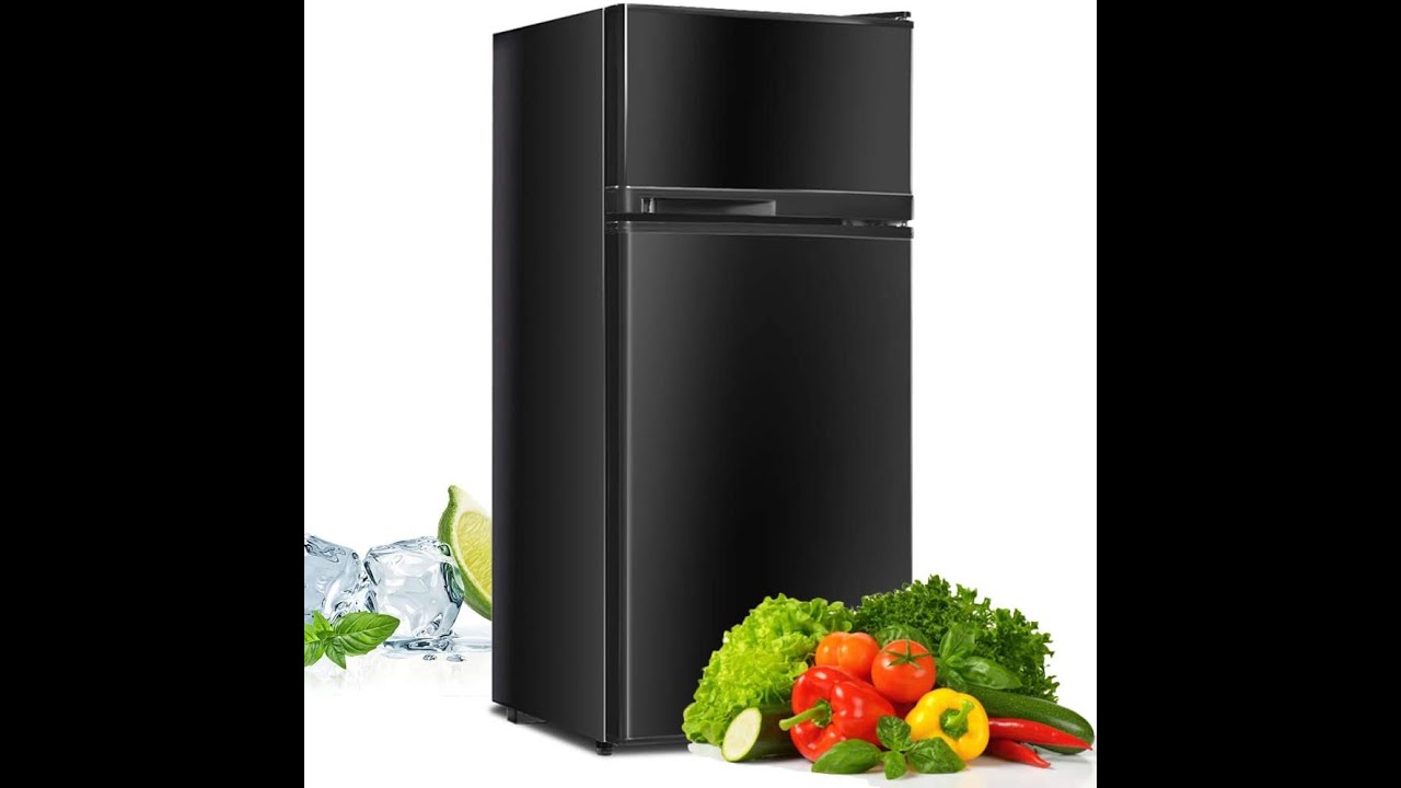 COMPACT FRIDGE Compact Refrigerator, Safeplus 3.4 cu ft. Unit Cold ...