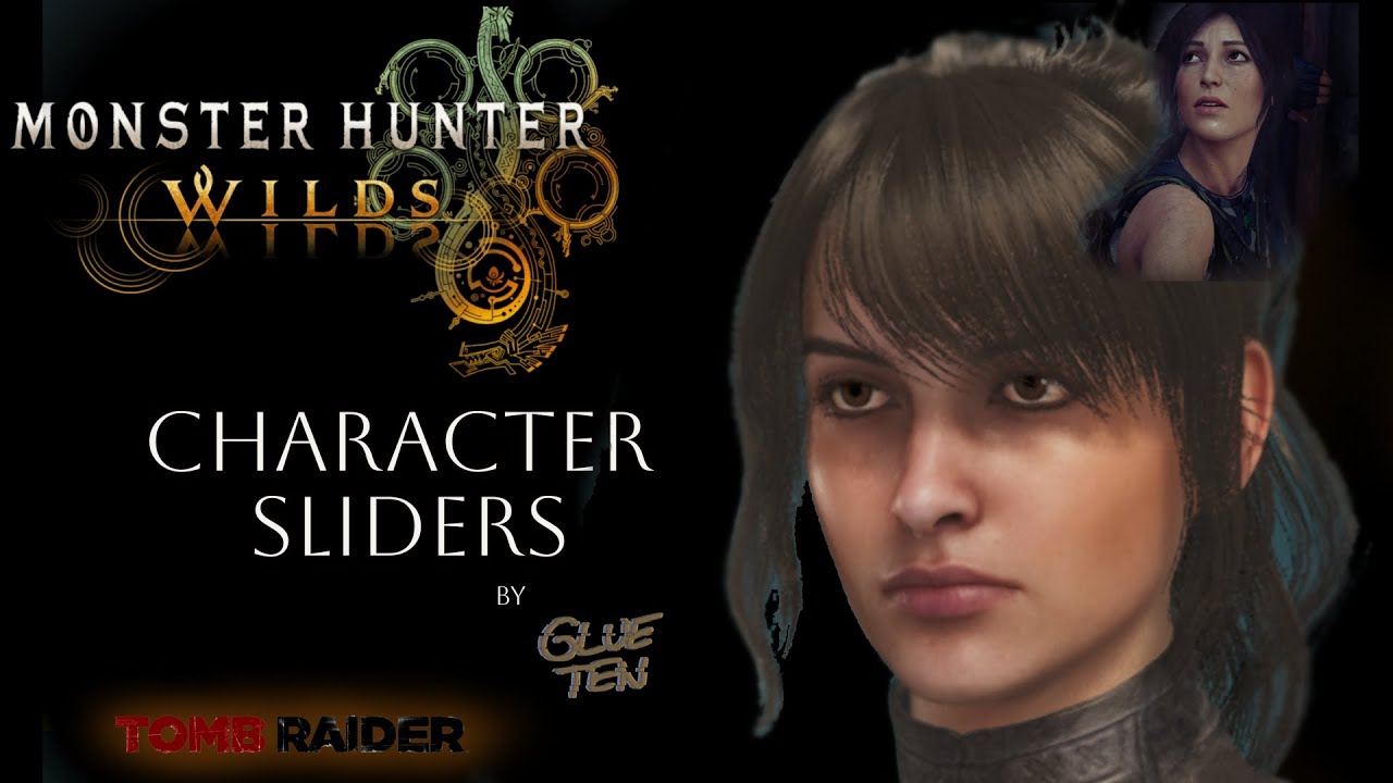 Monster Hunter Wilds character creation: Lara Croft sliders (tombraider ...