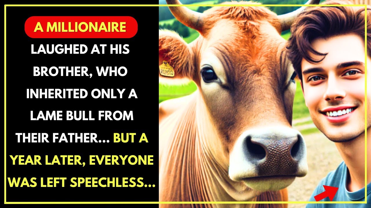 A millionaire laughed at his brother, who inherited only a lame bull ...