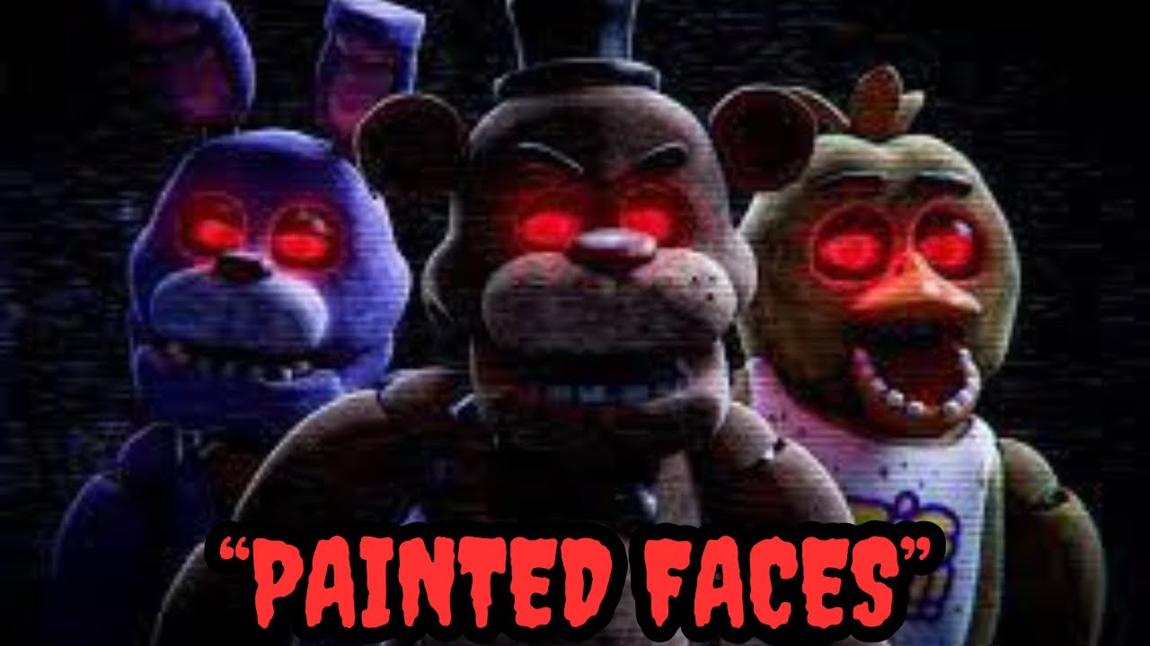 FNAF SONG "Painted Faces" (Male Cover) | Lyric Video | - YouTube