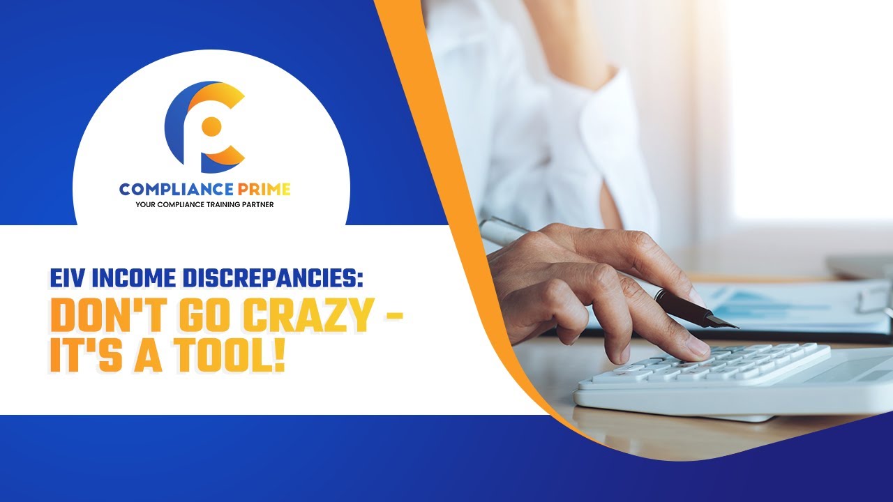 EIV INCOME DISCREPANCIES: DON'T GO CRAZY - IT'S A TOOL! - YouTube