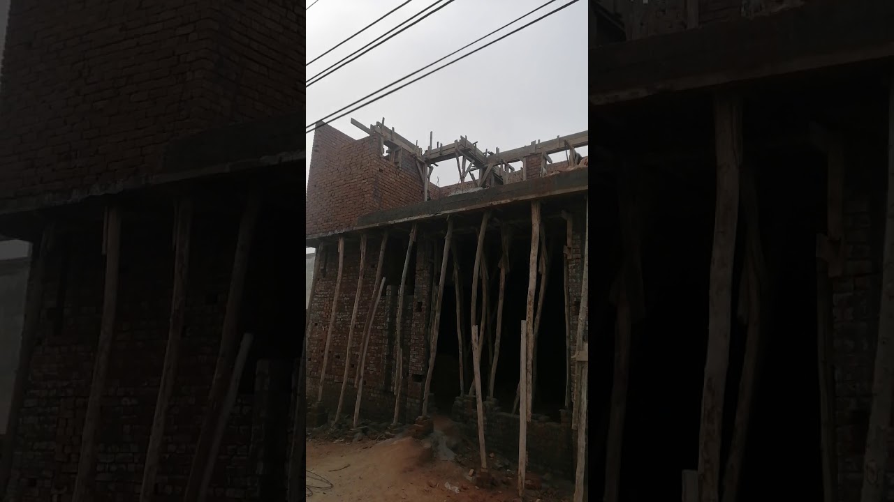 Shatring in Roof Slab RCC - YouTube