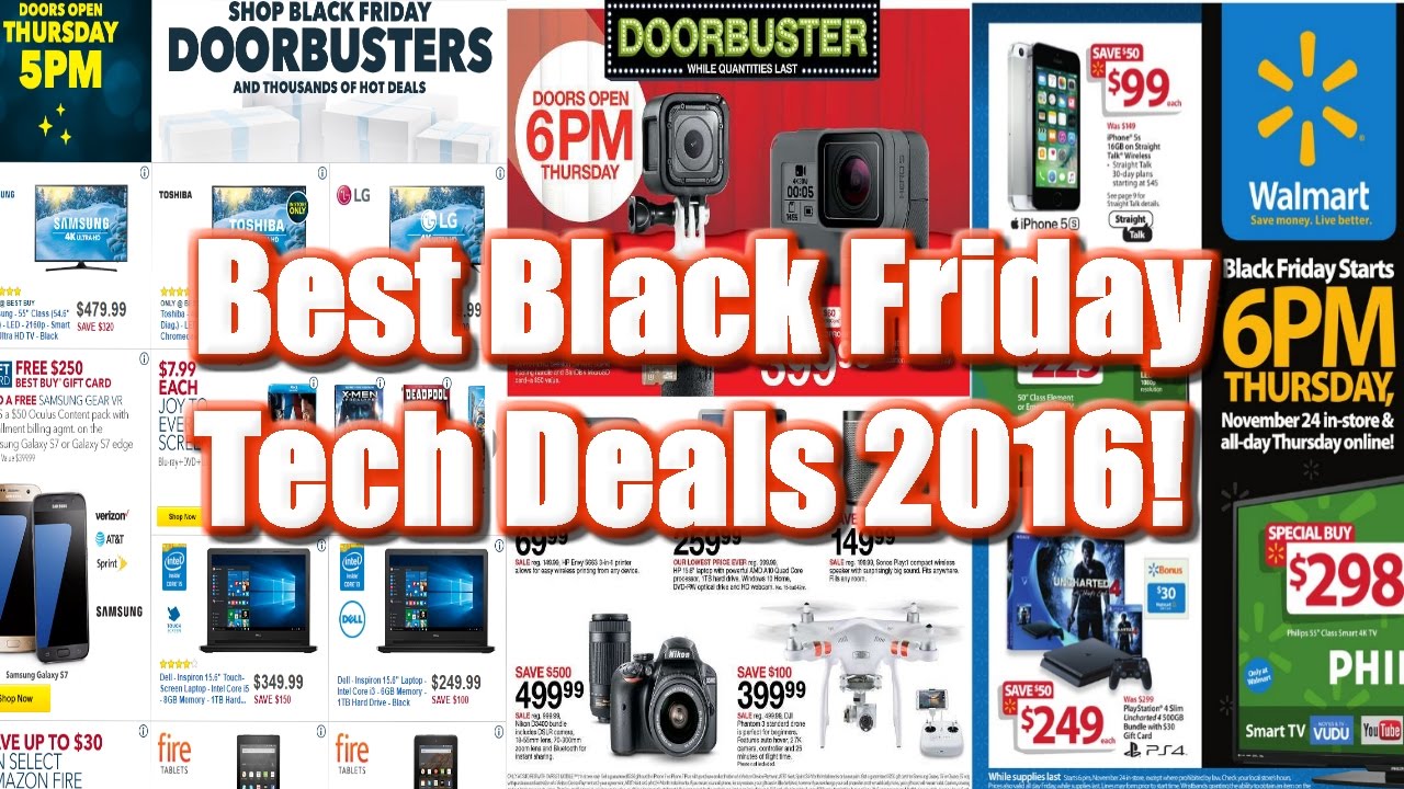 Best Black Friday Tech Deals 2016 - YouTube