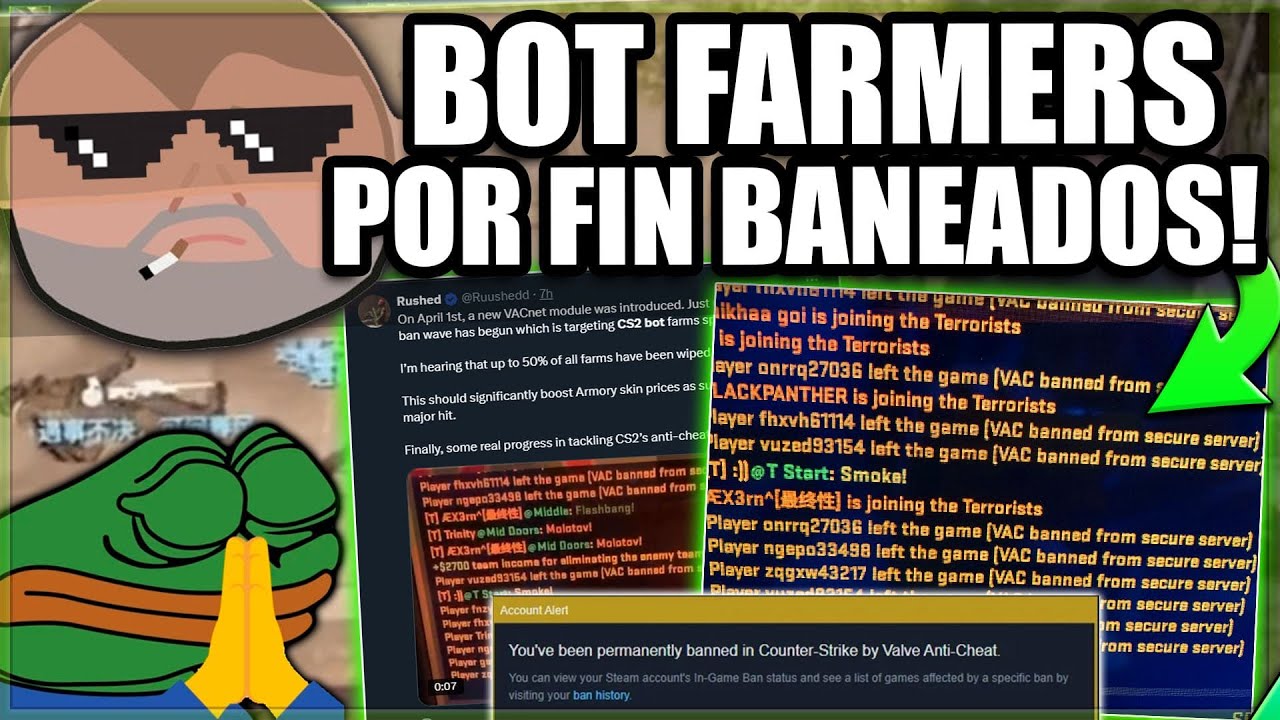 VALVE TOMA MEDIDAS CONTRA LOS BOT FARMS DE LA ARMERÍA! - YouTube
