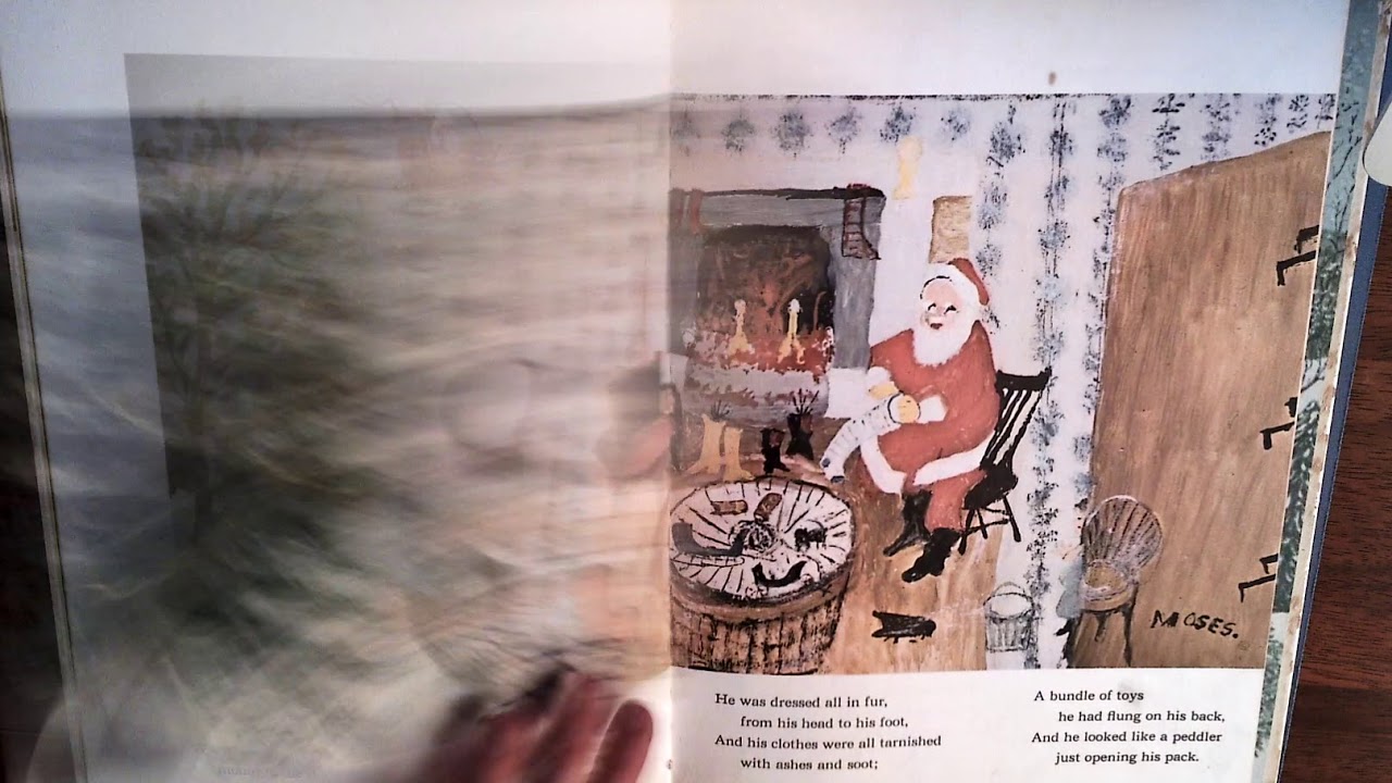 The Night Before Christmas by Clement C. Moore and Grandma Moses - YouTube