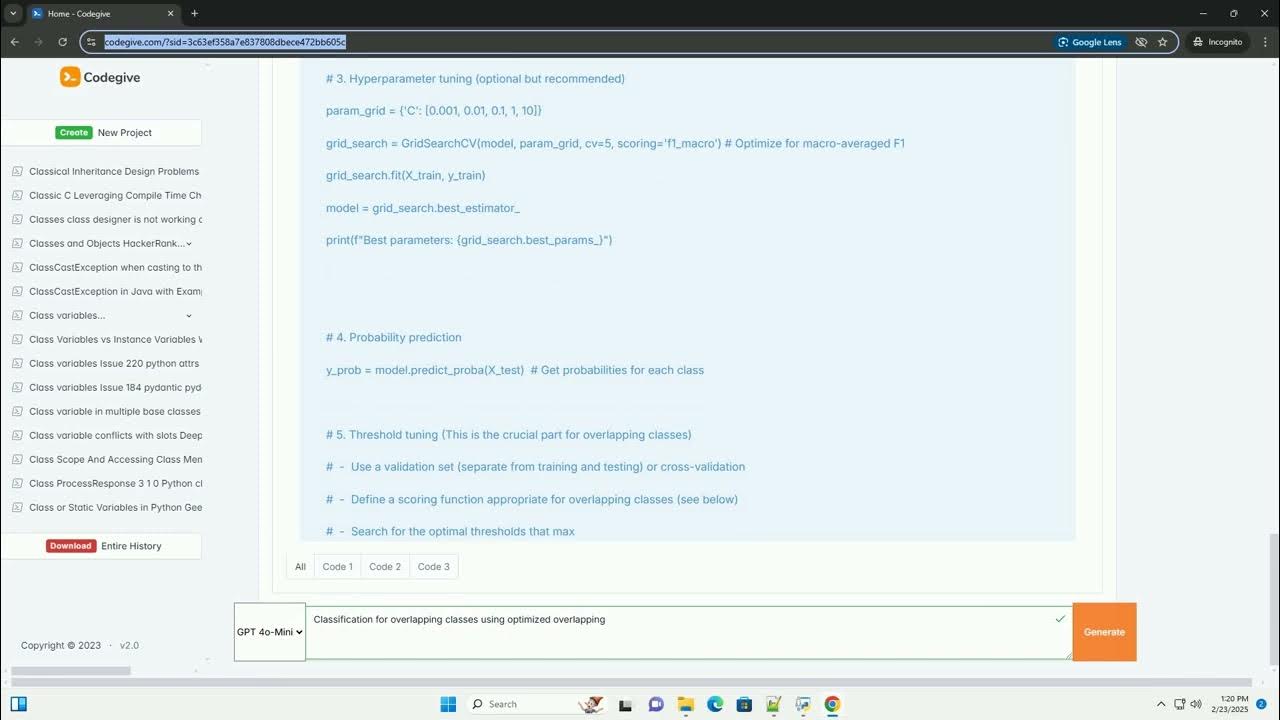 classification for overlapping classes using optimized overlapping - YouTube