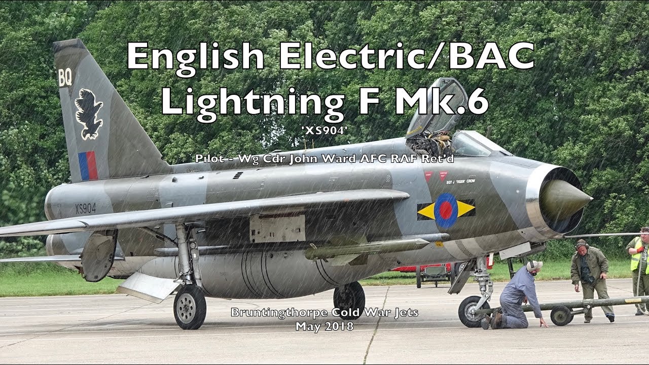 Lightning XS904 - Bruntingthorpe Cold War Jets May 2018 - YouTube