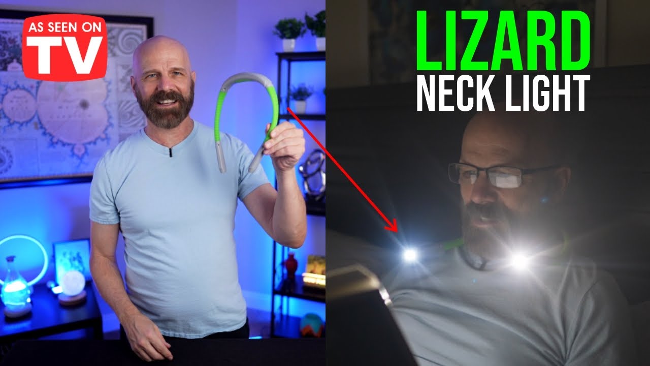 Lizard Neck Light Review: As Seen on TV Reading Light - YouTube