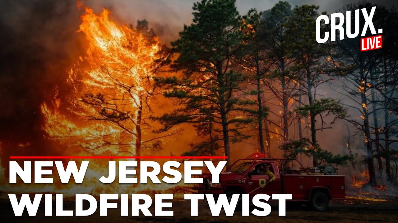 LIVE | New Jersey Wildfire | Teen Charged For Arson | Ocean County Fire ...