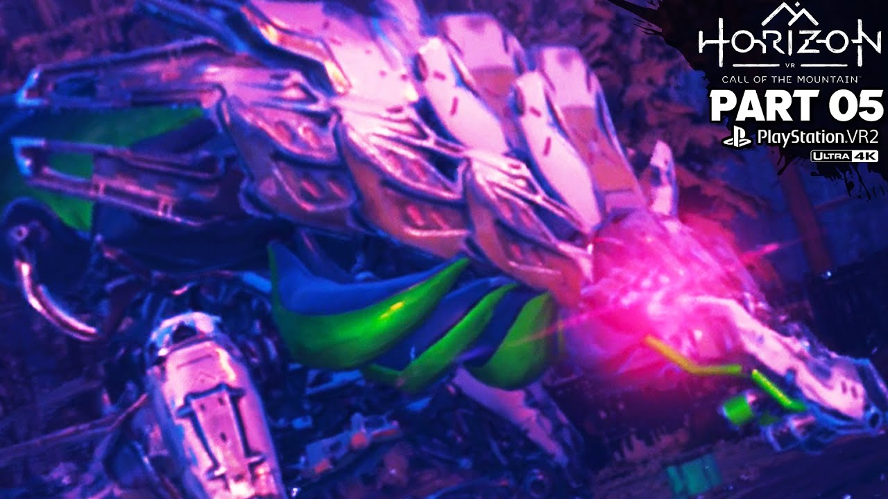 Horizon Call of the Mountain - Part 5 - Bellowback Boss Fight! - YouTube