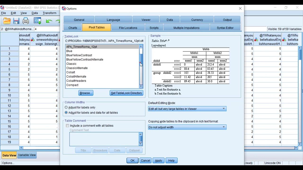 How To Format Tables In APA Style On SPSS YouTube How To Format Tables In APA Style On SPSS YouTube
