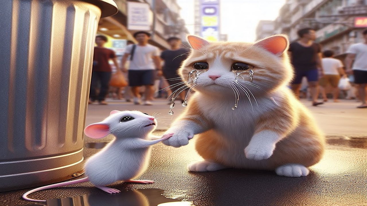 A Mouse's Mission: Helping a Lost Cat Find Its Way Home - YouTube