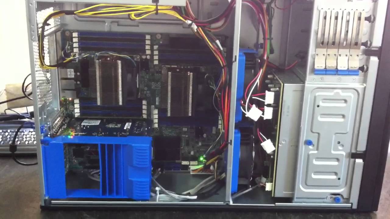 Intel server board s2600cp4 - YouTube