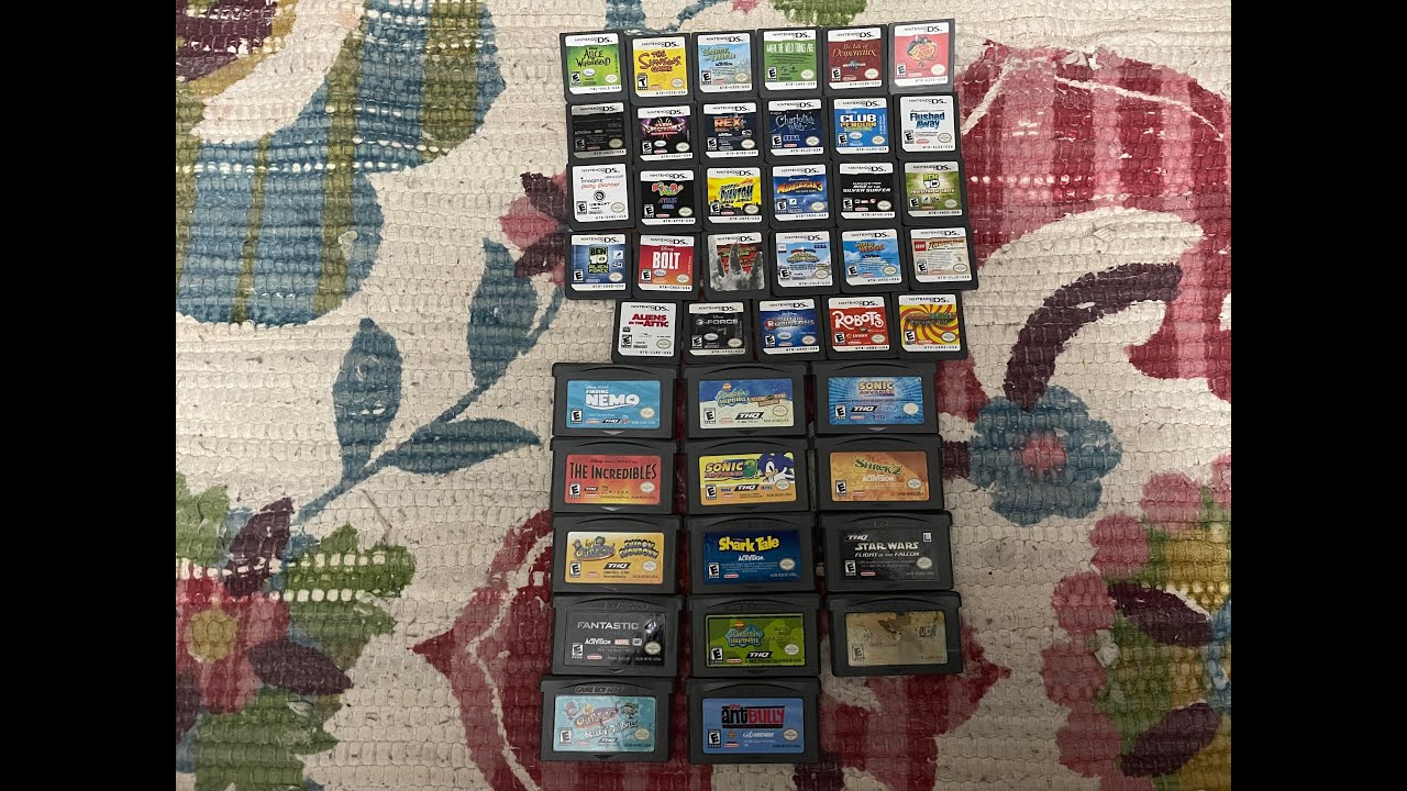 Collection #3: huge amount of gba and ds games found and collected this ...