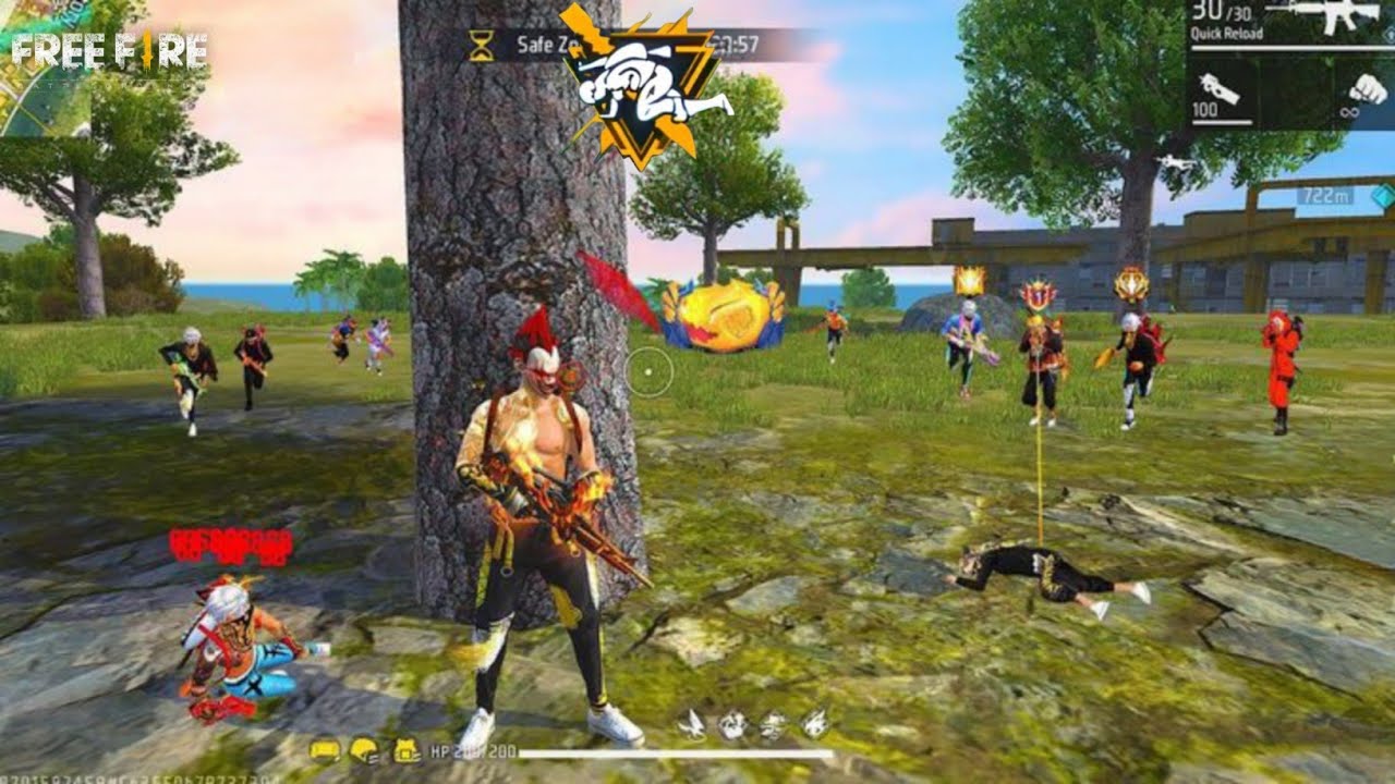 white 444 99% Headshot Rate ⚡ Free Fire Solo vs Squad ⚡ Free Fire Full ...