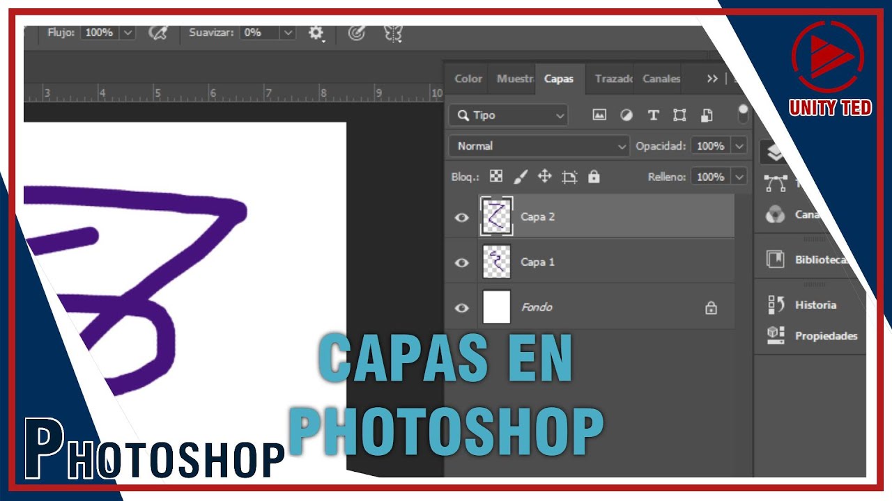 CREAR CAPAS EN PHOTOSHOP - YouTube