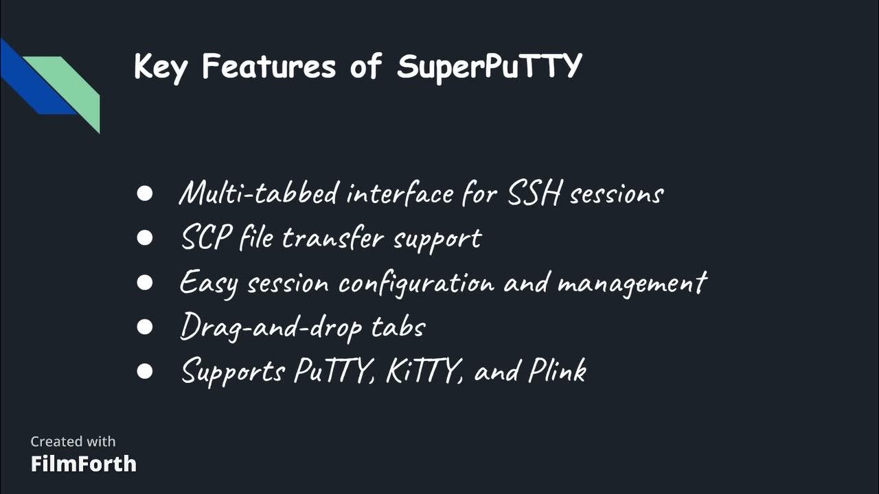 SuperPuTTY Explained: Multi-Tab SSH + File Transfers - YouTube
