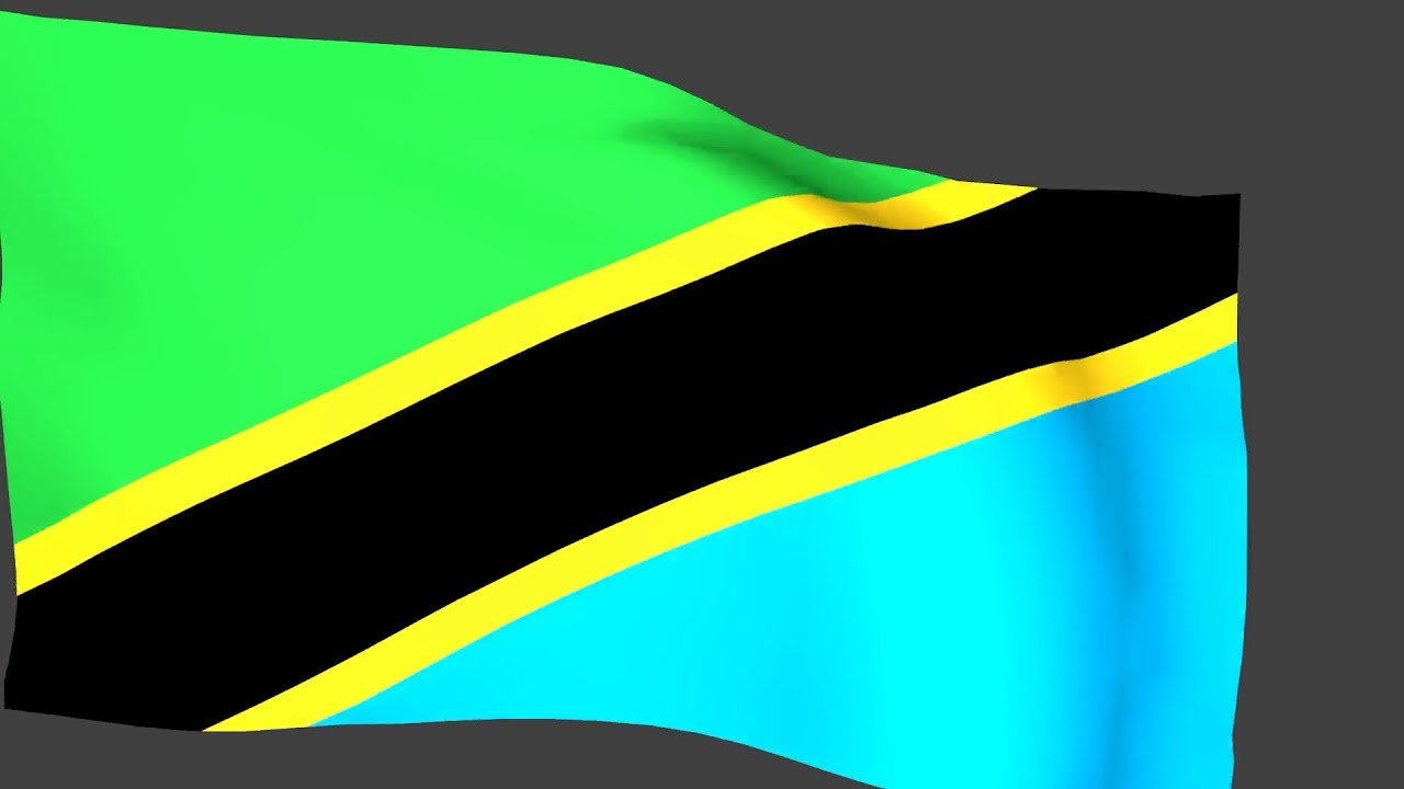 Flag of Tanzania Tanzanian Flag Dodoma TZJamhuri ya Muungano wa ...