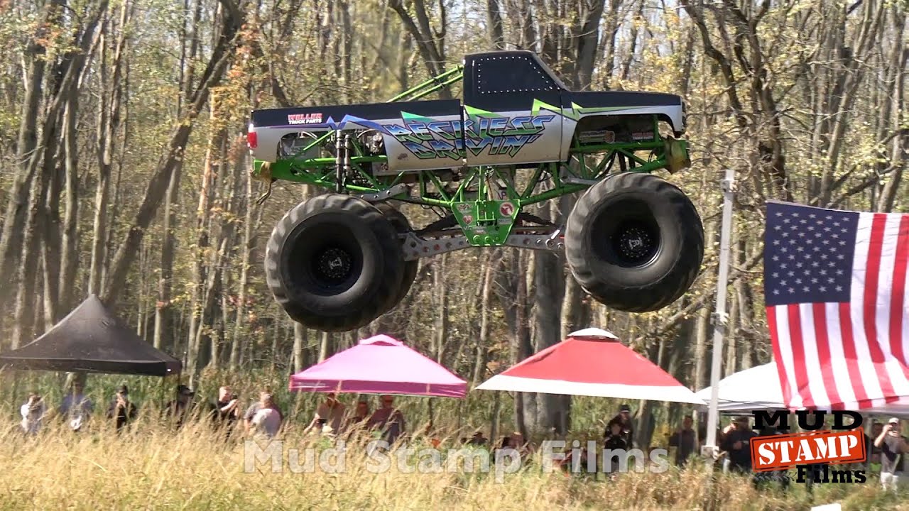 Truck Long Jump at Perkins Fall Mud Bog 2024- Full Sends and slow ...
