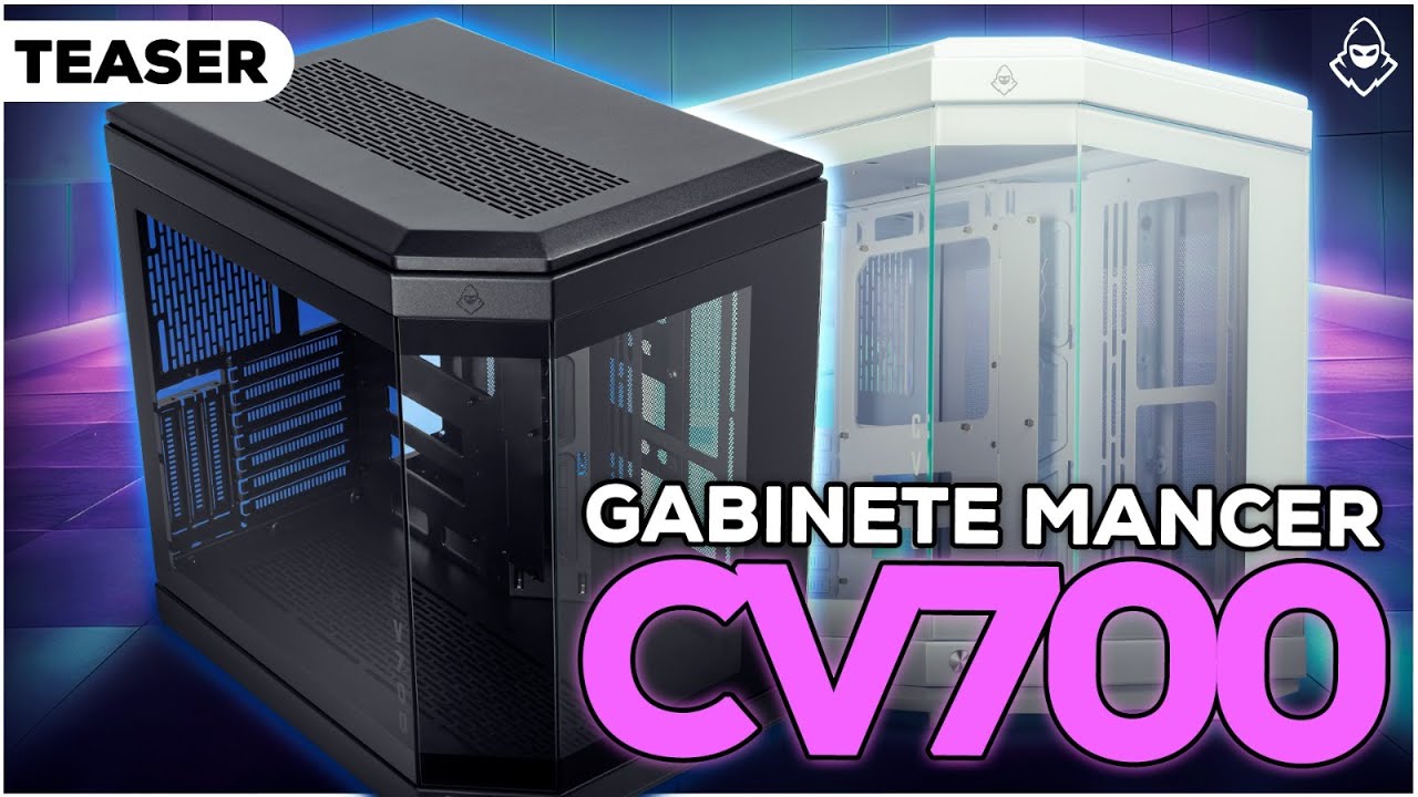 TEASER GABINETE GAMER MANCER CV700, MID-TOWER, LATERAL DE VIDRO - COM E ...