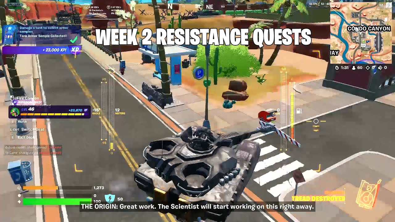 How To Complete ALL WEEK 2 RESISTANCE QUESTS in Fortnite Chapter 3 ...