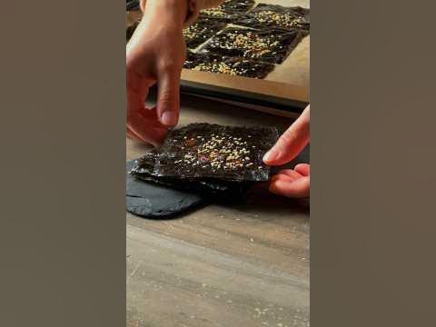 Чипсы из листов НОРИ - это безумно вкусно! #рек #рецепт #готовимвкусно ...