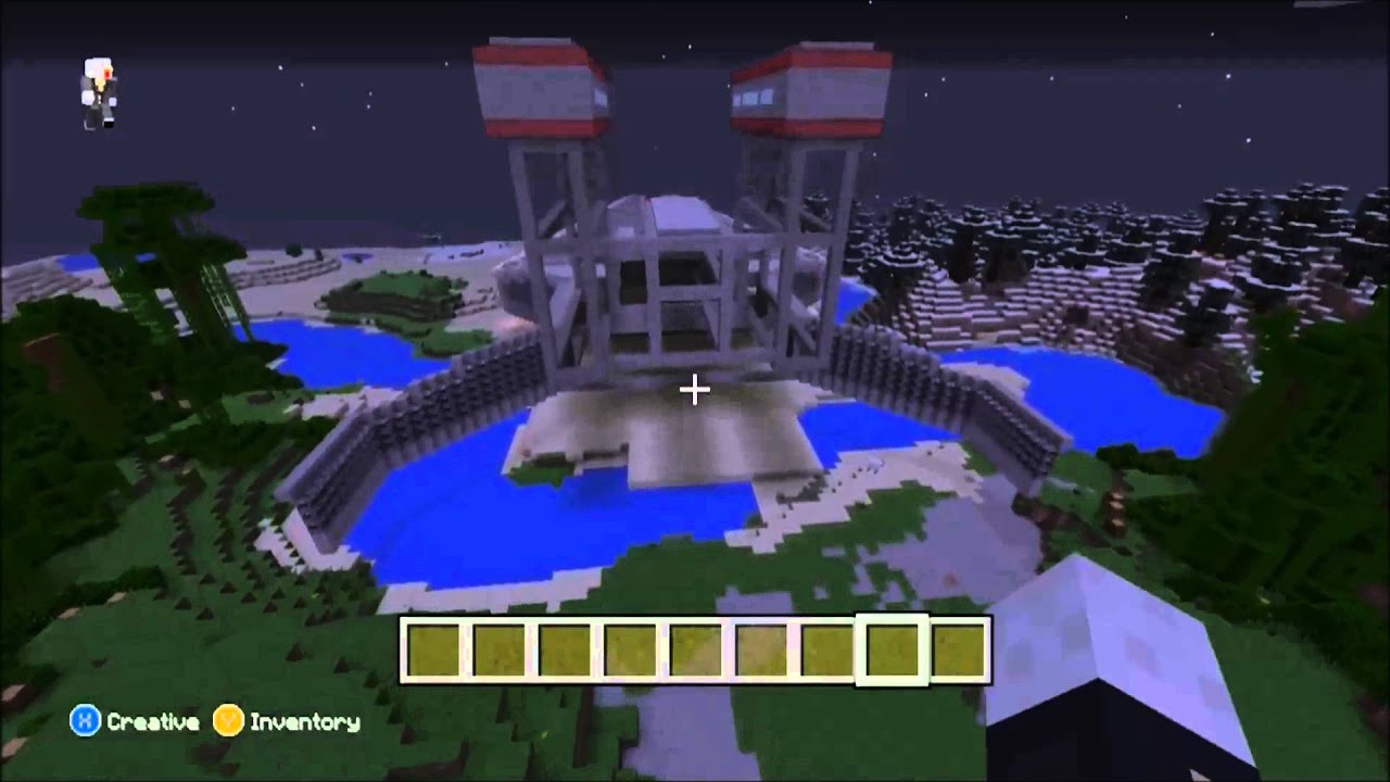 Minecraft Star Wars: Episode 7 Tribute Epic SpaceShip - YouTube