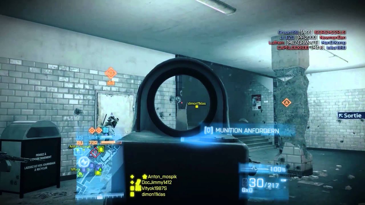 Battlefield 3 Metro Gameplay - YouTube