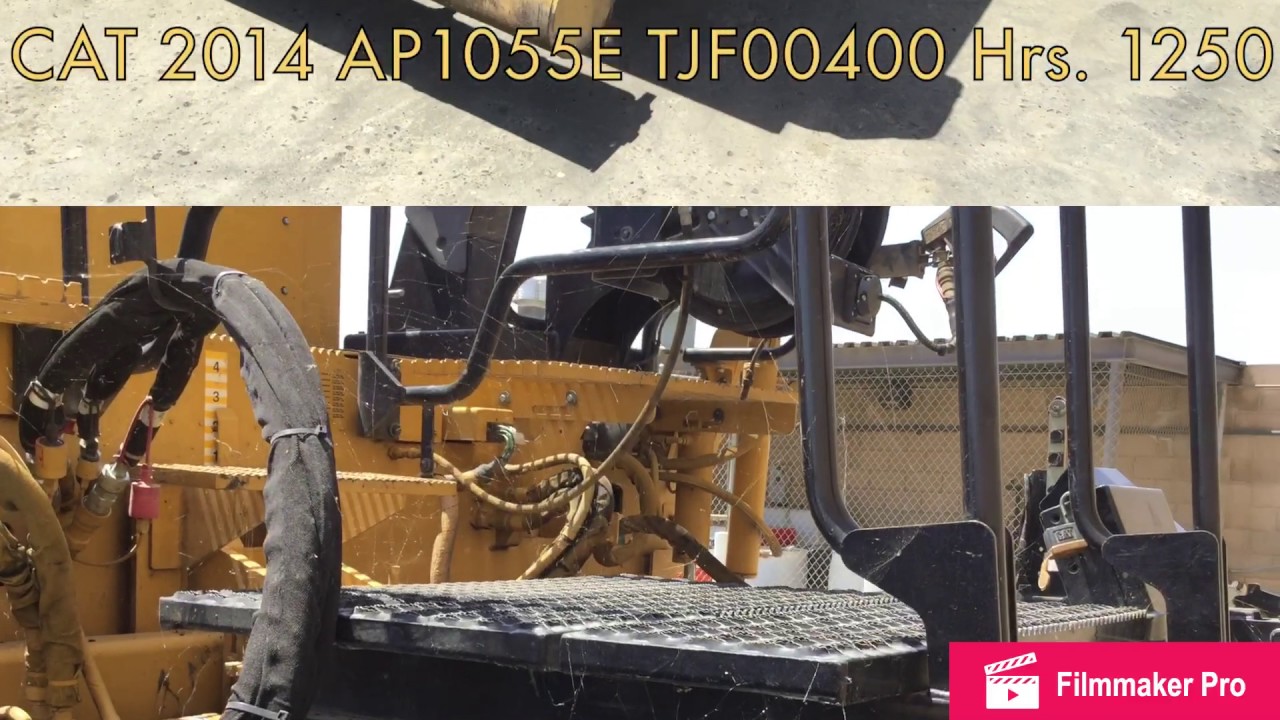 CAT 2014 AP1055E TJF00400 HRS., 1250 - YouTube