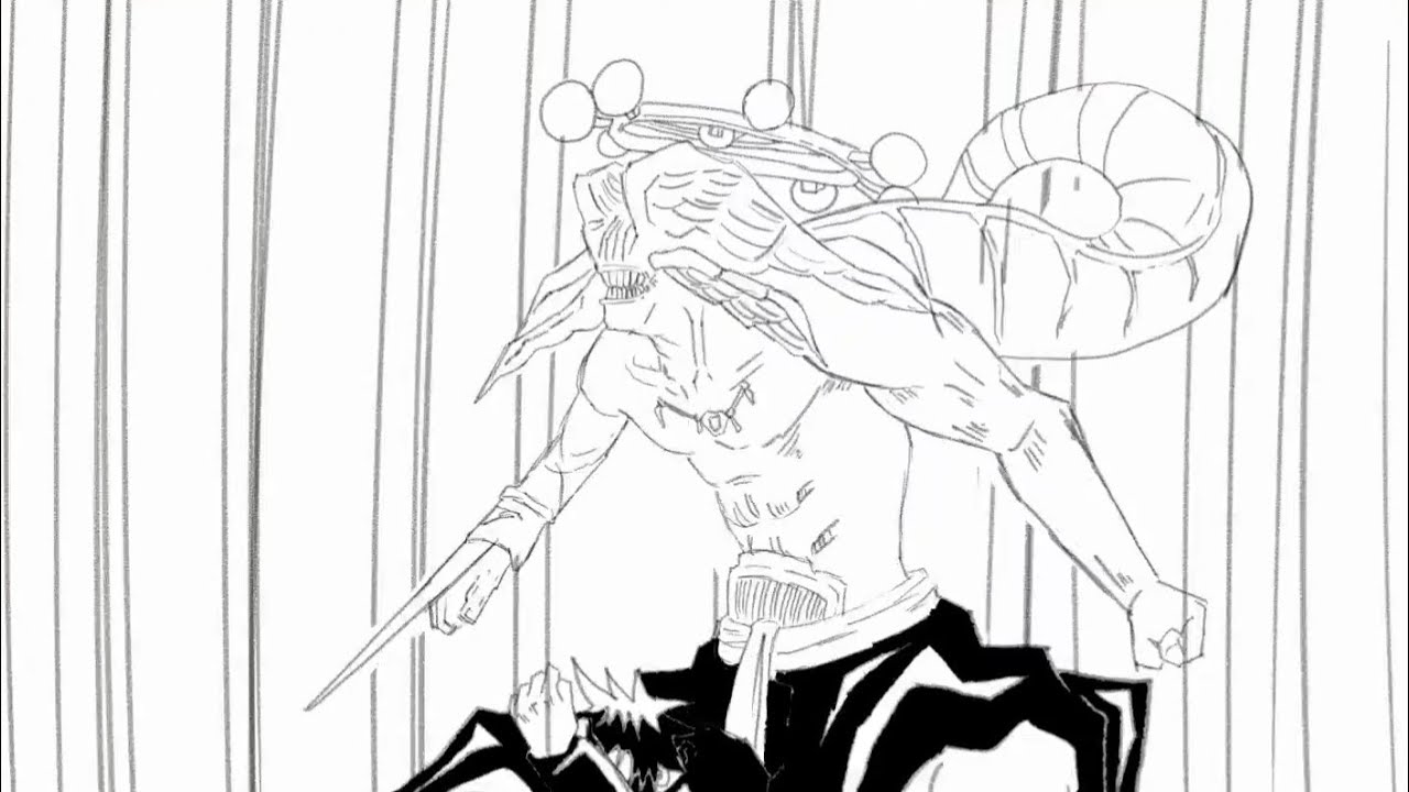 Jujutsu kaisen manga fan animation | Mahoraga's entrance - YouTube