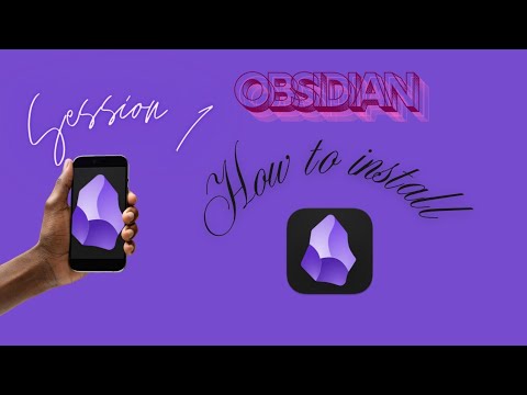 obsidian how to install obsidian 001 - YouTube