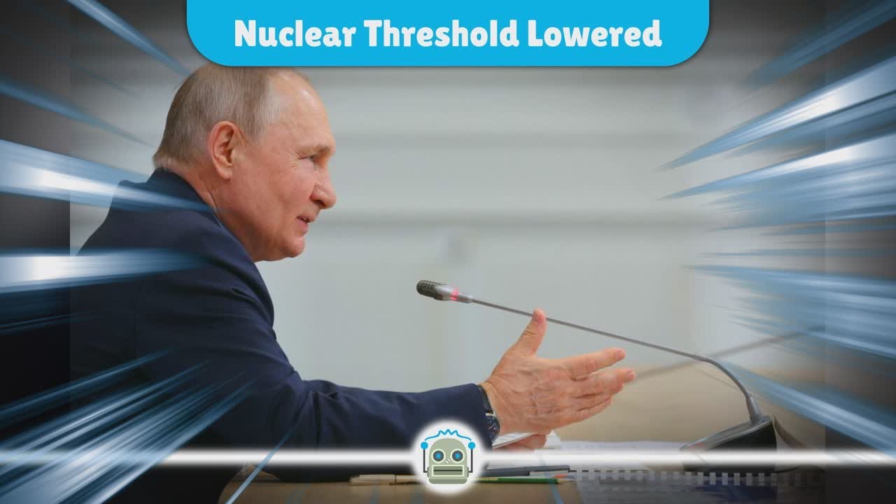 Putin Lowers Nuclear Threshold Amid Ukraine Conflict Escalation - YouTube