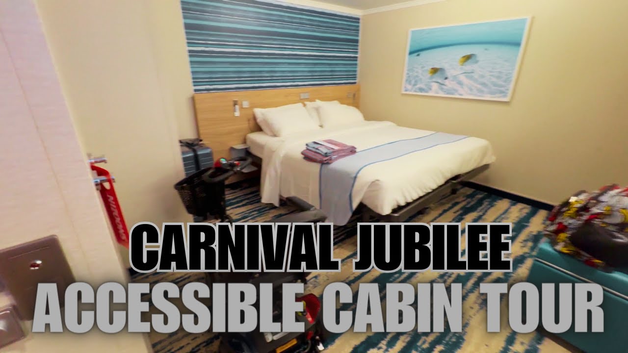 CARNIVAL JUBILEE Accessible Interior Cabin Tour (Cabin #11317) - YouTube