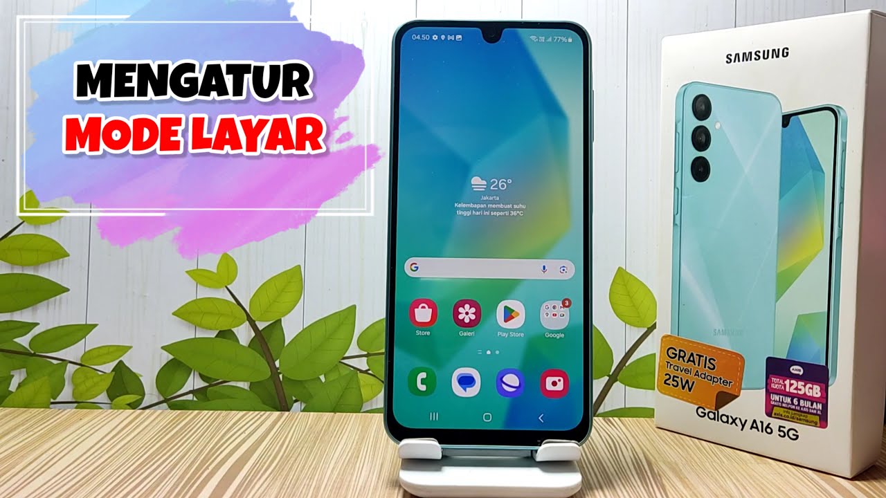 Cara Mengatur Mode Layar Di HP Samsung Galaxy A16 5G - YouTube
