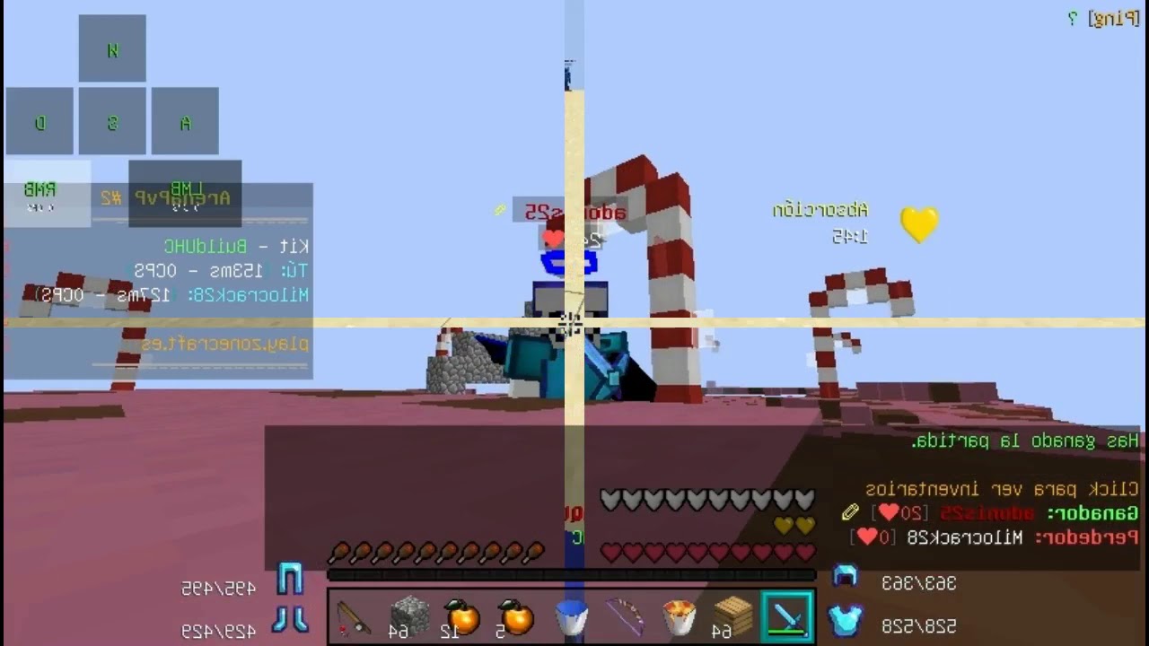 Combos en ArenaPVP Zonecraft - YouTube