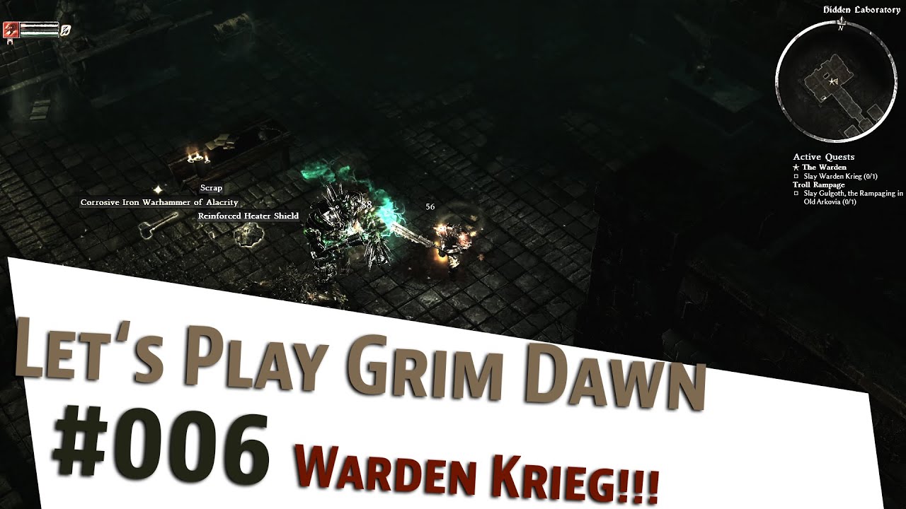 Let's Play Grim Dawn "Warden Krieg" Complete Dungeon german | deutsch ...