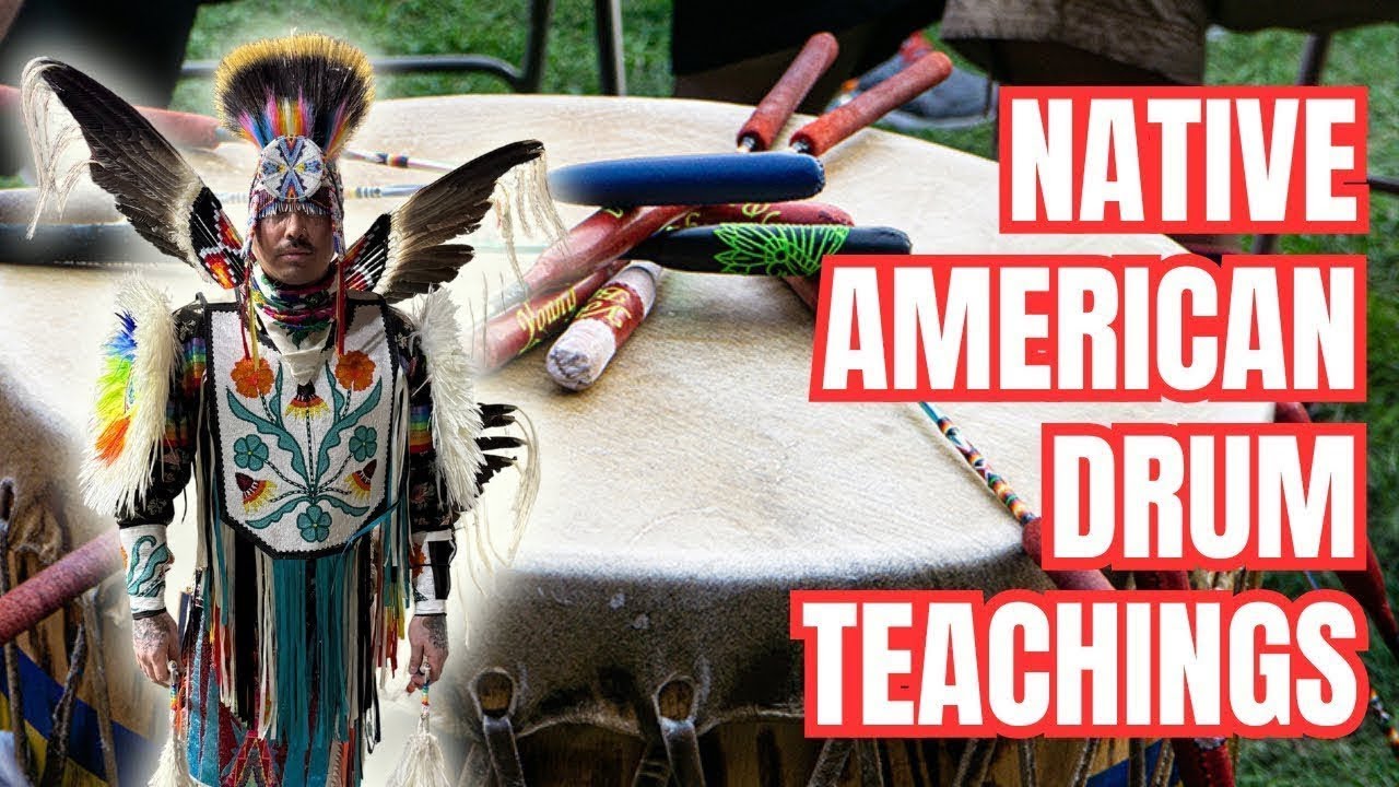 Native American music - teachings behind the big drum with Cree ...