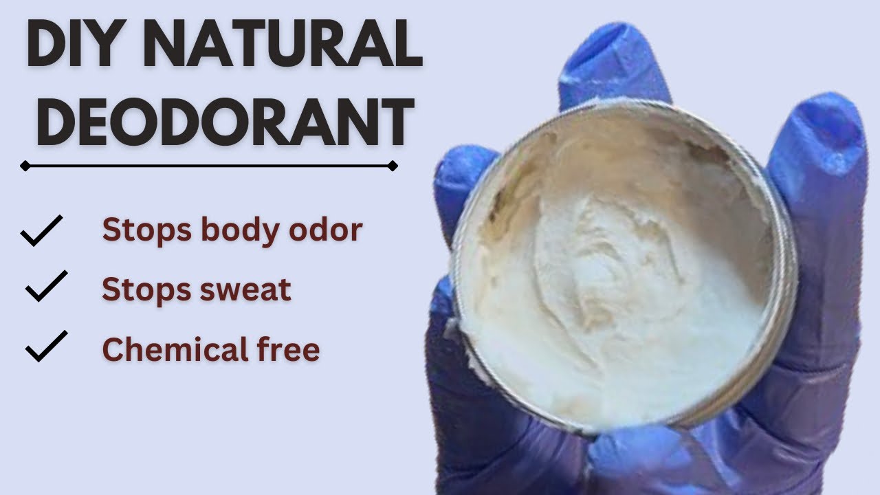 How to make SIMPLE DEODORANT at home - YouTube