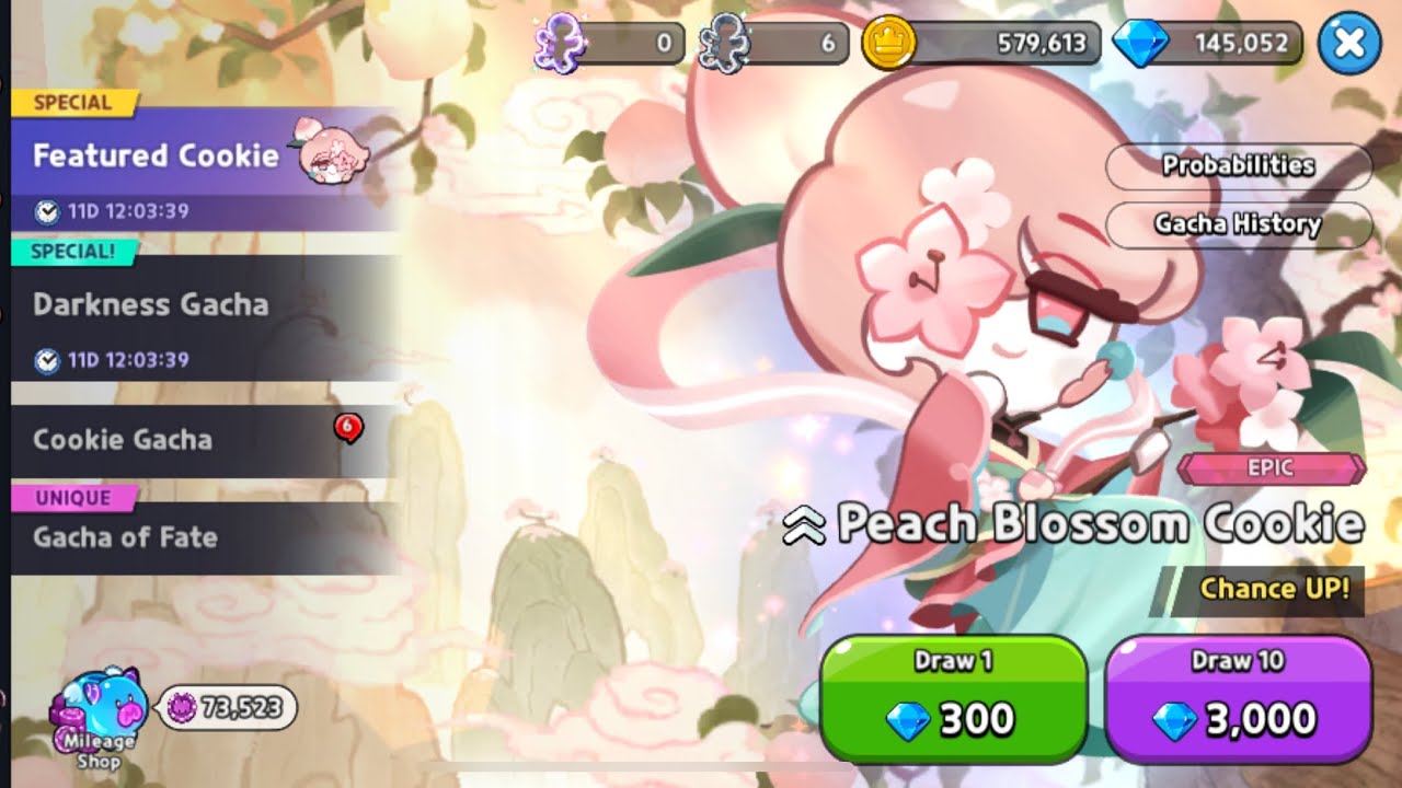 Pulling for Peach Blossom Cookie in Cookie Run Kingdom! - YouTube