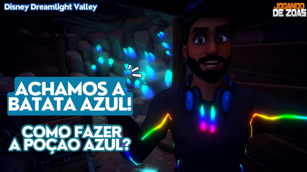 Dreamlight Valley - Encontramos a batata azul - Como fazer a poção azul ...