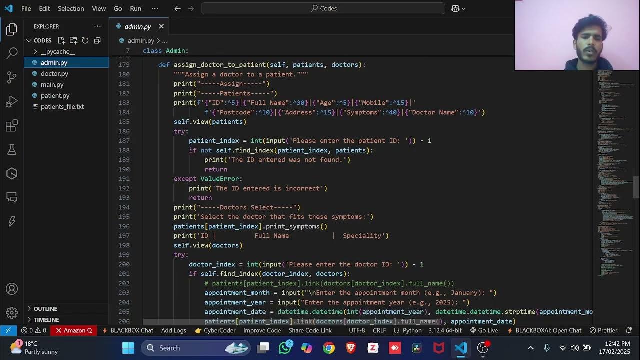 Hospital Management System in Python (2025 02 17 12 36 43) - YouTube