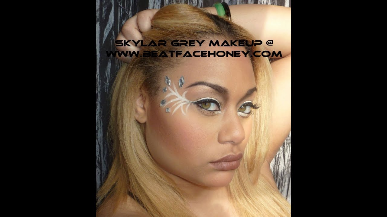 Skylar Grey "I Need A Doctor" Makeup - YouTube