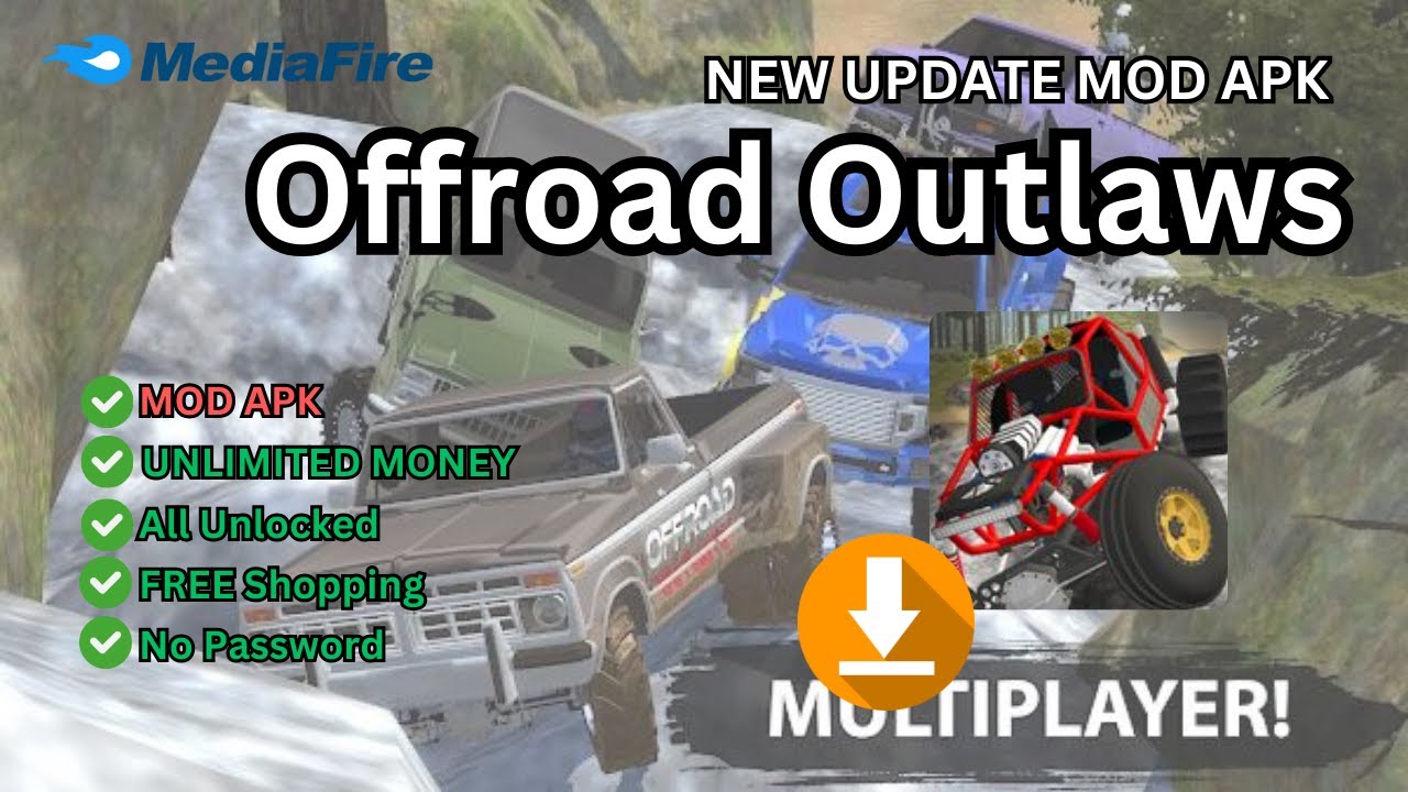 UPDATE | Offroad Outlaws MOD APK | UNLIMITED MONEY | UNLOCK ALL | FREE ...