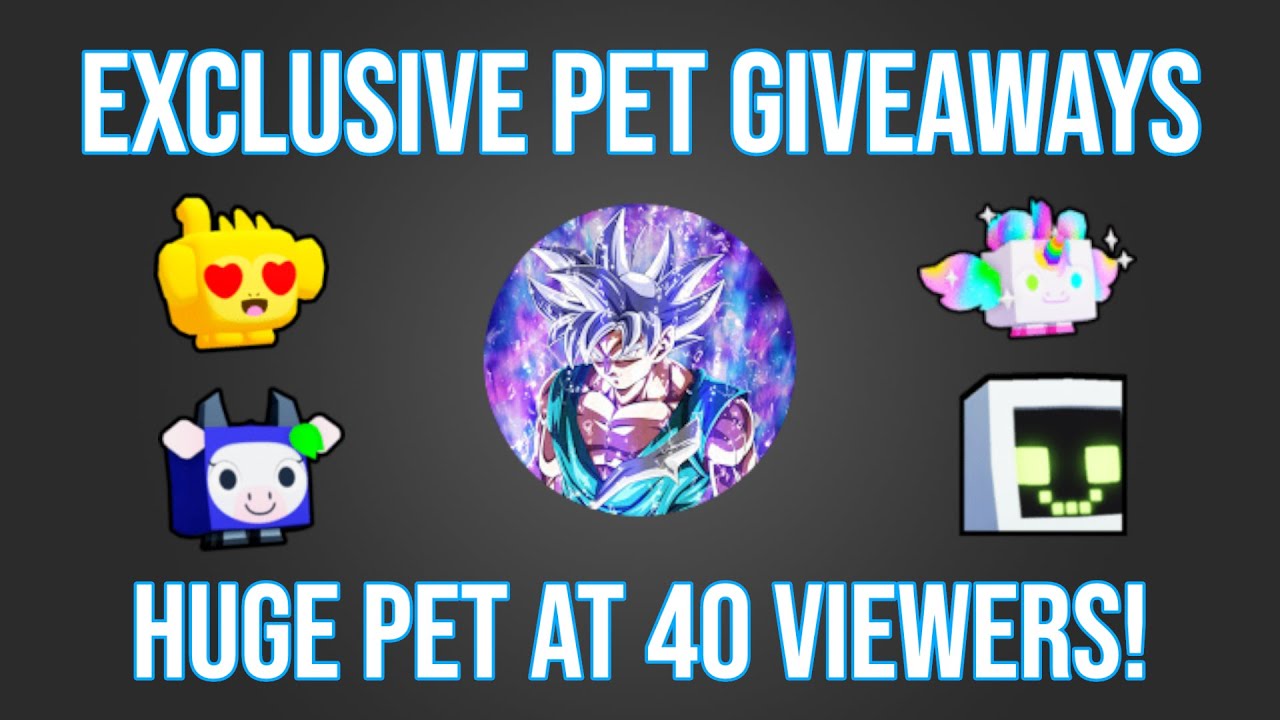 PET SIMULATOR 99 | UPDATE 8 HYPE! 🎁EXCLUSIVE PET GIVEAWAYS🎁 - YouTube