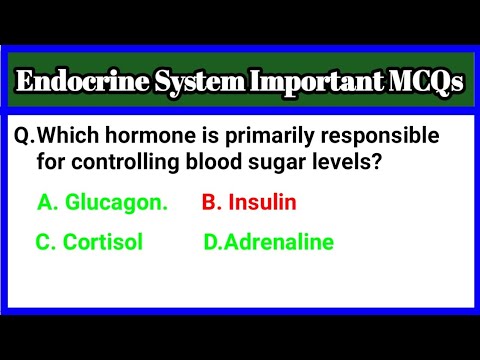 Top 30 Endocrine System MCQs || NEET, USMLE, Nursing || Quick Revision ...