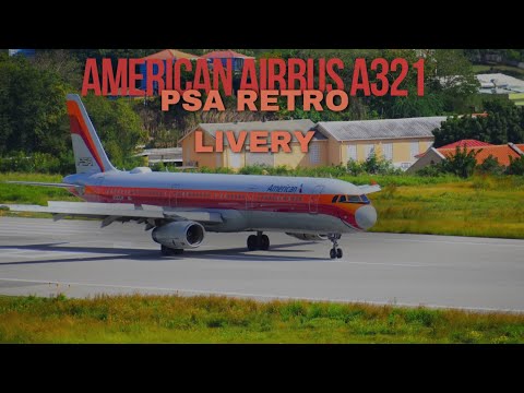 Airbus A321's| AA A321 PSA Retro Livery with the smiley face| JetBlue ...