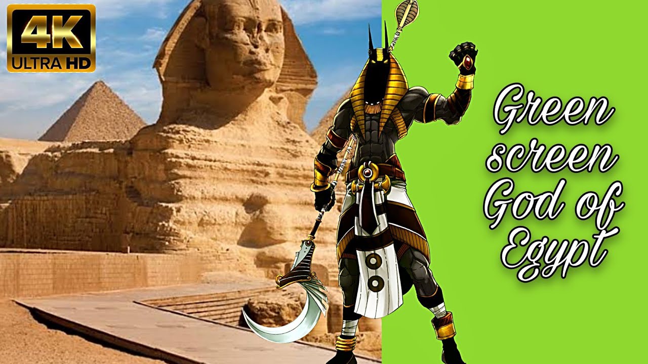 God of Egypt Green Screen hd video chroma - YouTube